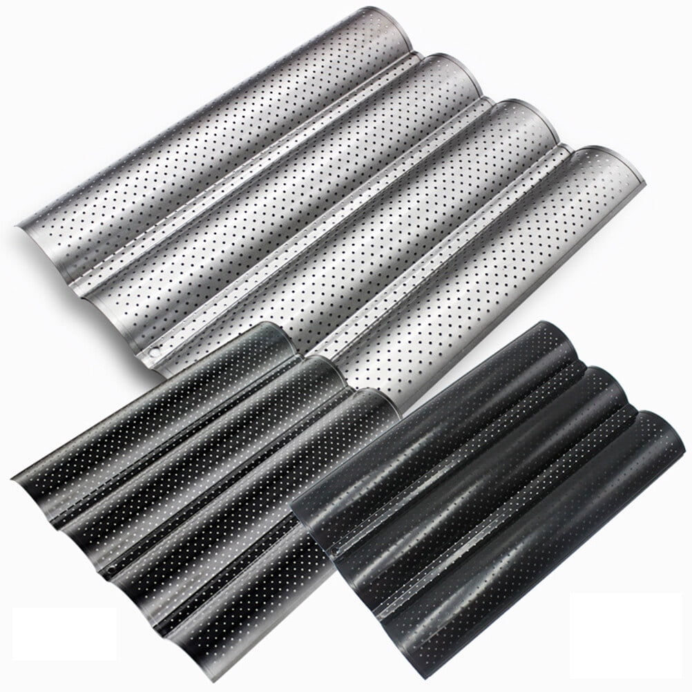 Hardline Loaves Loaf Bake Perforated French Tray Nonstick Tray Pans ...