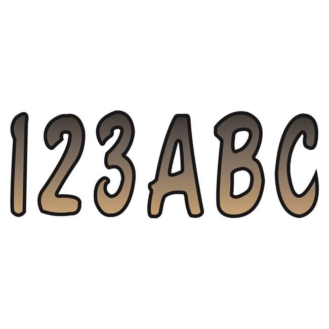 Hardline Products BRBKG200 200 Series 3 in. Letter-Number Kit - Beige ...