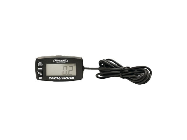 Hardline Products HR80622, Hourmeter-Tachometer Up to 8Cyl - Walmart.com