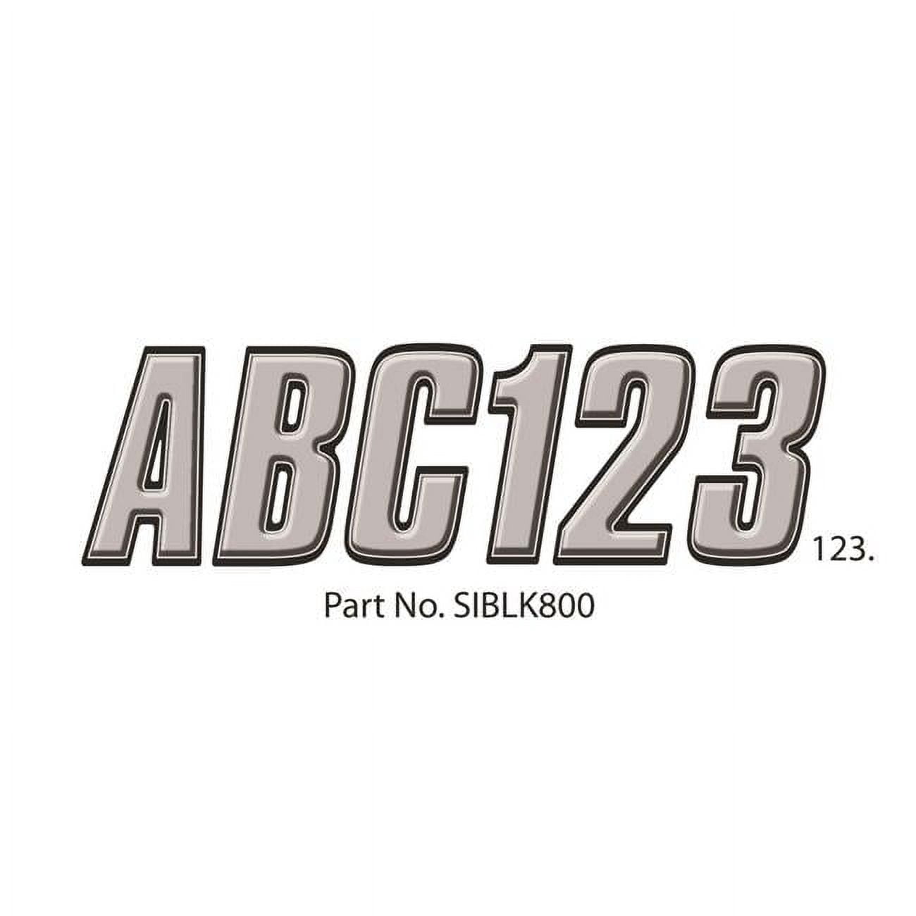 Hardline Products SIBLK800 Series 800 Factory Matched Letter Kit ...