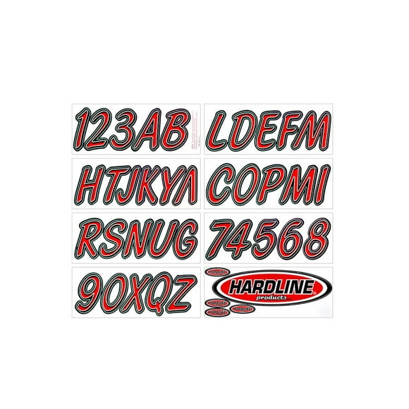 Boat Decal Numbers