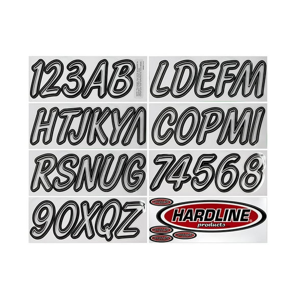 Boat Decal Numbers