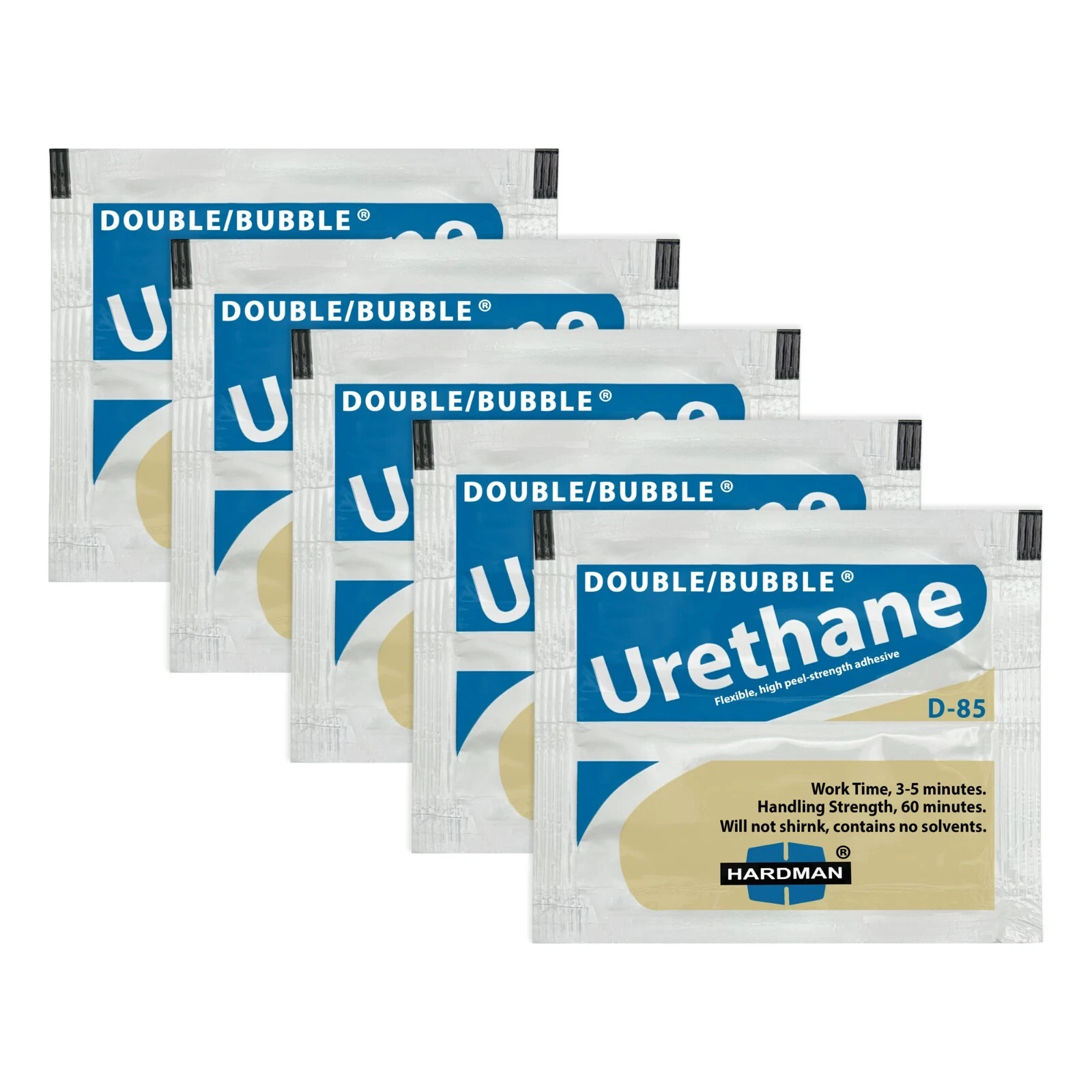 Hardman Double Bubble Blue Urethane D-85 Semi-Rigid Epoxy - 04023 (5 ...