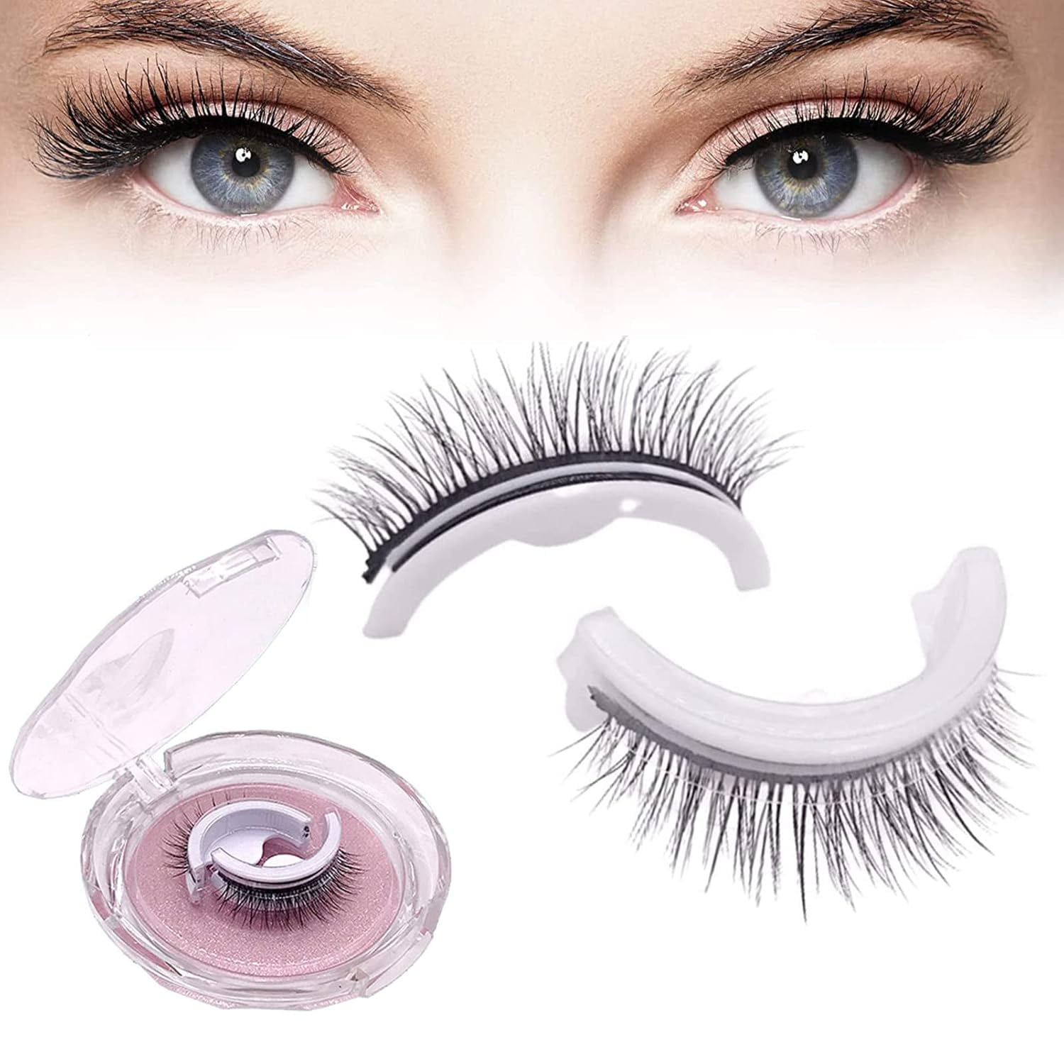 Hardpointing Reusable Self Adhesive Eyelashes, hard pointing Eyelashes ...