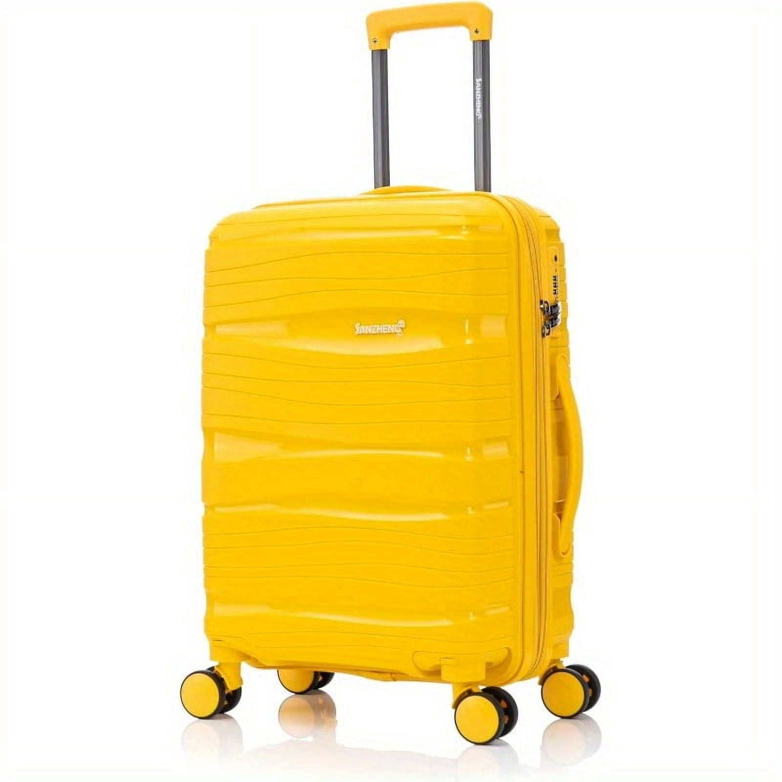 Hardshell Luggage 3 Piece Set Lightweight Expandable Suitcase Set with ...
