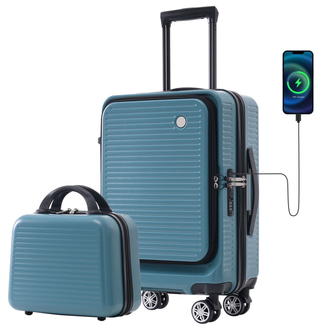 Hardside Carry on Luggage, 20 Inch Hardshell Lightweight Suitcase with ...