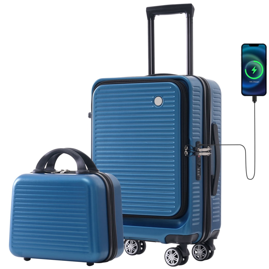 Hardside Carry on Luggage, 20 Inch Hardshell Lightweight Suitcase with ...