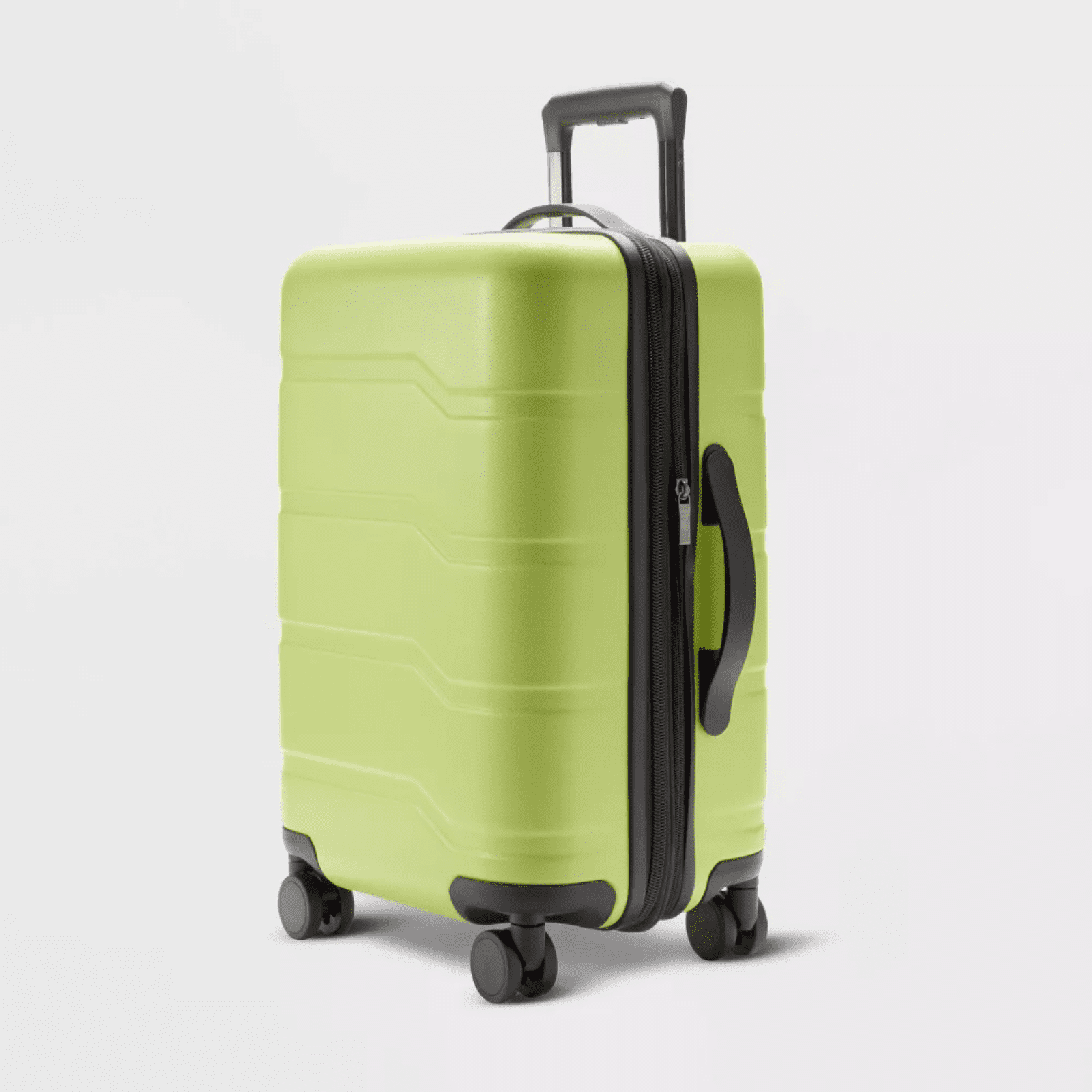 Hardside Carry On Spinner Suitcase - Open Story_ Lime Green - Walmart.com