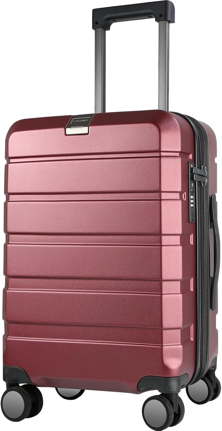 Hardside Expandable Carry On Luggage with Spinner Wheels & Built-in TSA ...