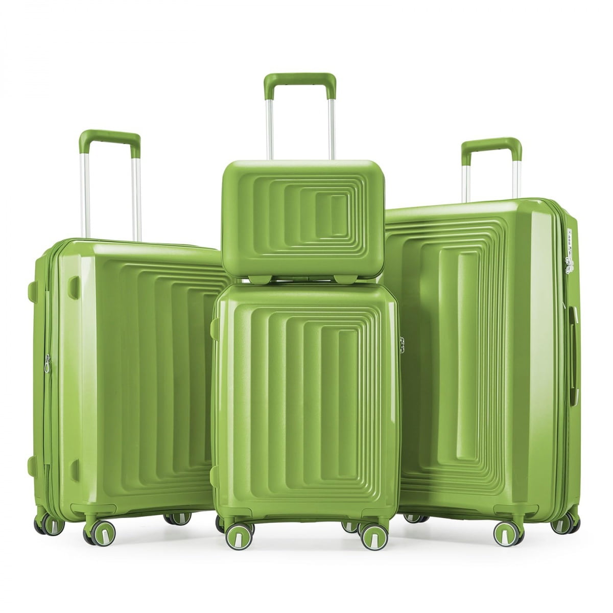 Hardside Luggage Sets of 4, Expandable 25% Storage Space Carry On ...