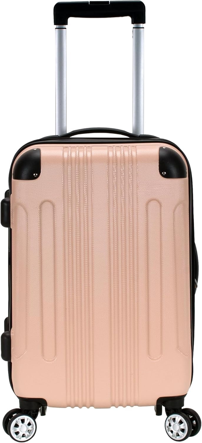 Hardside Spinner Wheel Luggage, Champagne, Carry-On 20-Inch, 22"X13. 5 ...