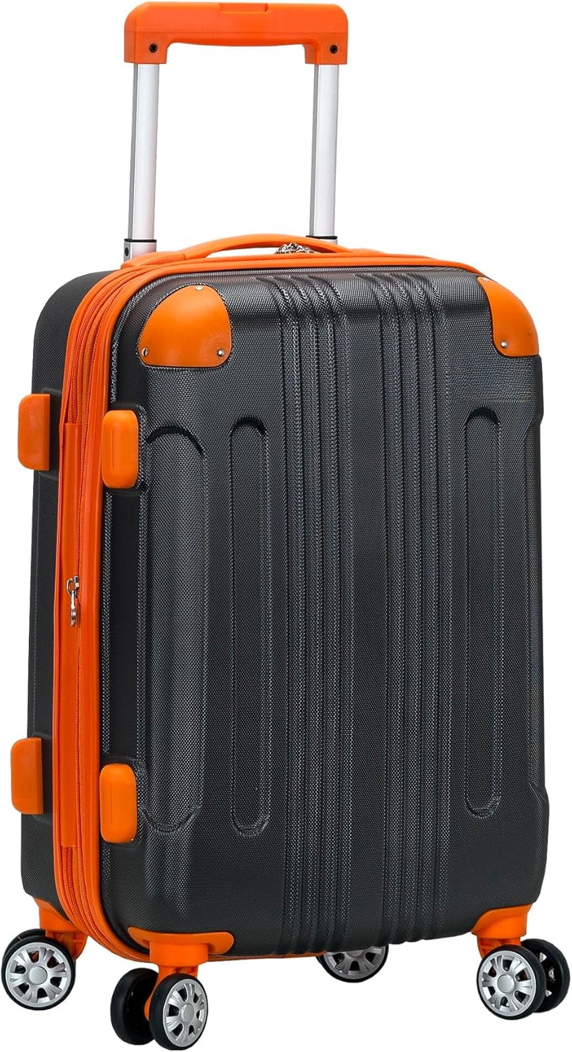 Hardside Spinner Wheel Luggage, Champagne, Carry-On 20-Inch, 22"X13. 5 ...