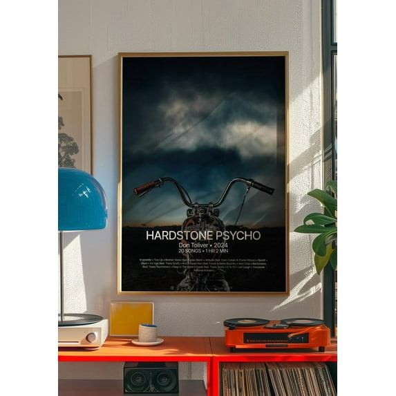 Hardstone Psycho Album Poster, Don Toliver Dark Hip Hop Wall Art ...