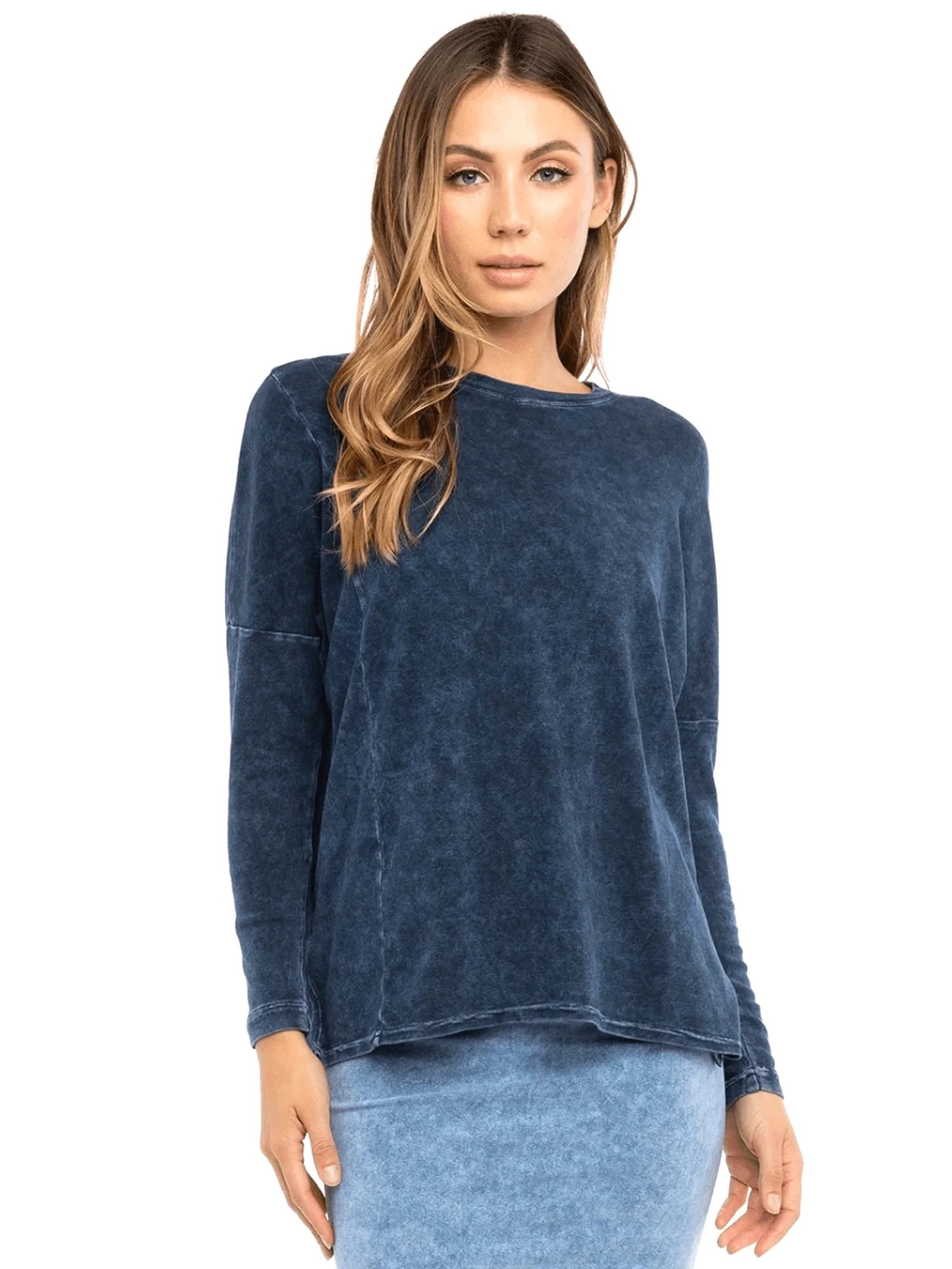 Hard Tail Forever Slouchy Long Sleeve Tee T-212, Cozy-Chic, Buttery ...