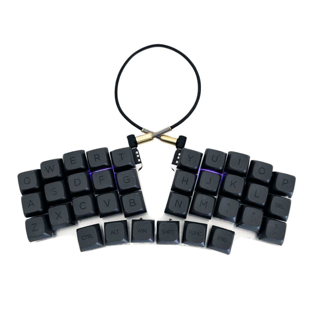 Hardtochooseone Split Ergonomic Mechanical Keyboard, Fully Assembled ...