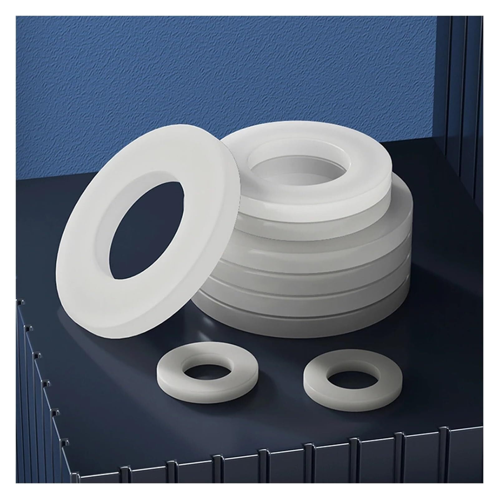 Hardware 10pcs 2mm Thick Silicone Rubber Flat Gaskets Outer Dia 12mm ...