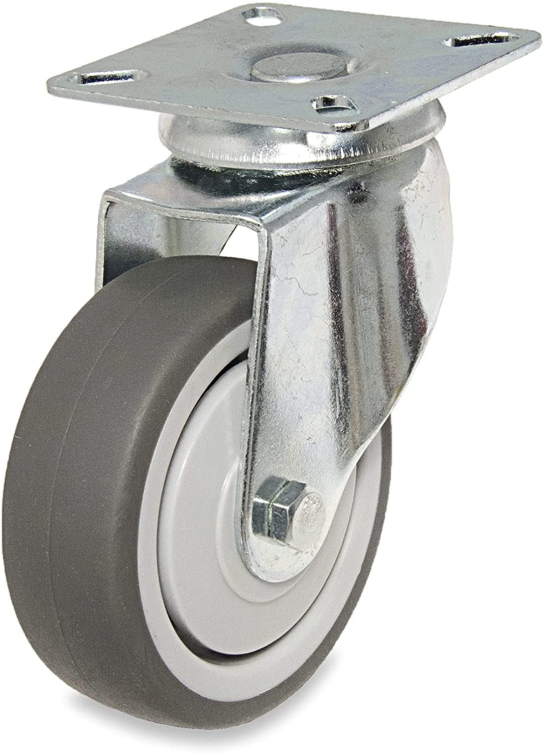 Hardware (75 mm) F24786 Industrial Thermoplastic Rubber Swivel Casters ...