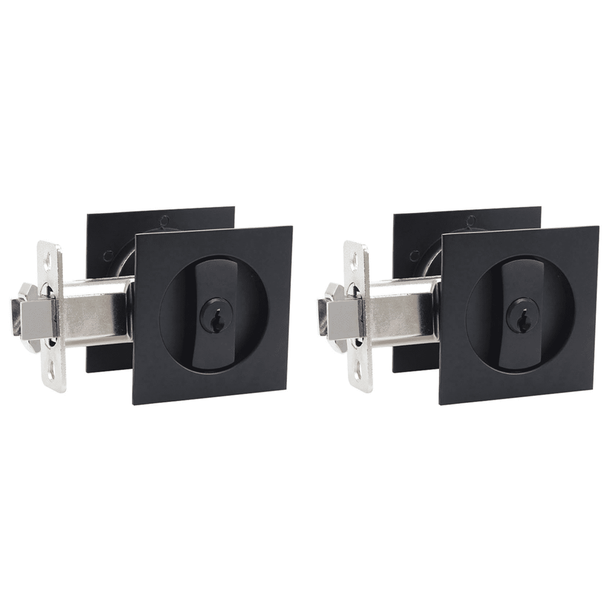 Hardware Anti-Theft Lock Contemporary Privacy Square Door Lock ...