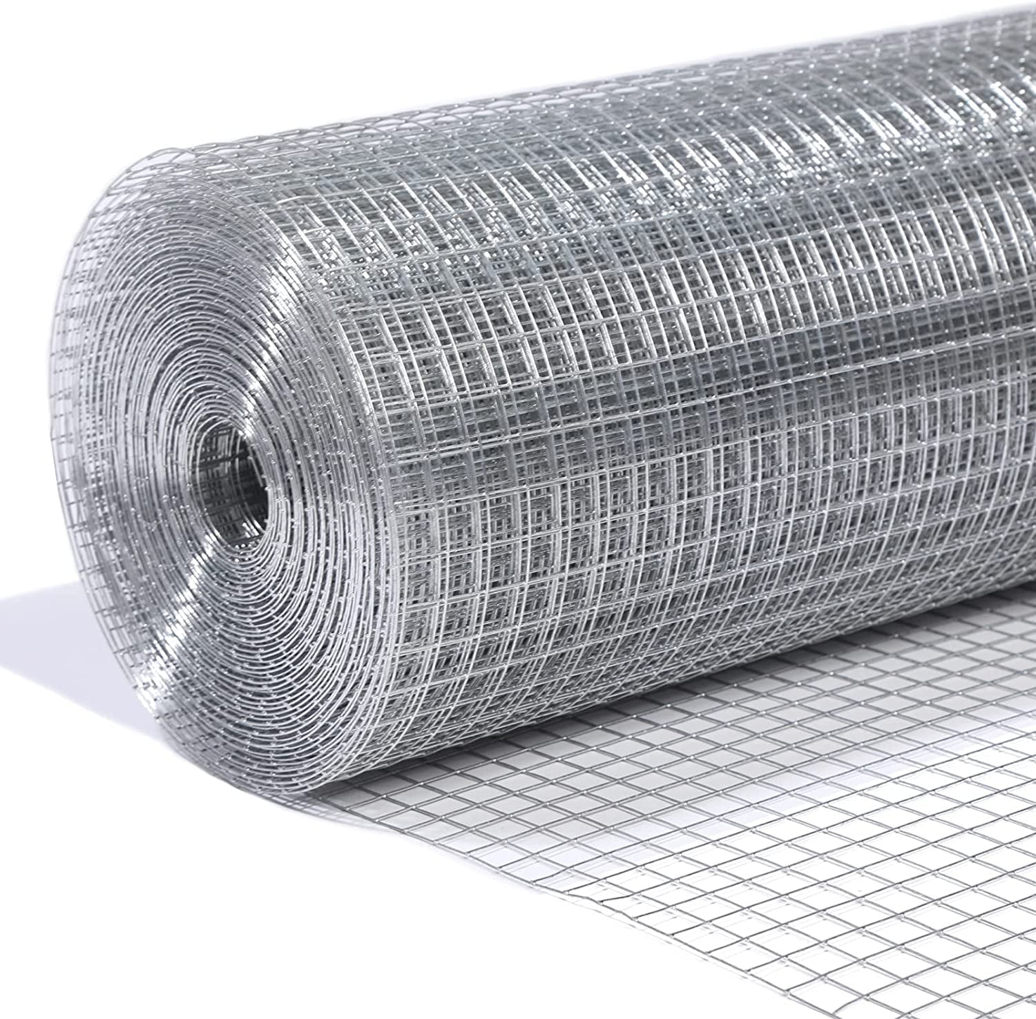 Hardware Cloth 1/2 in Mesh 60'' x 50' 19 Gauge,Hot-Dip Galvanized After ...