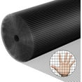 Hardware Cloth 1/2 inch 36 x 50 ft Heavy Duty Black Chicken Wire ...
