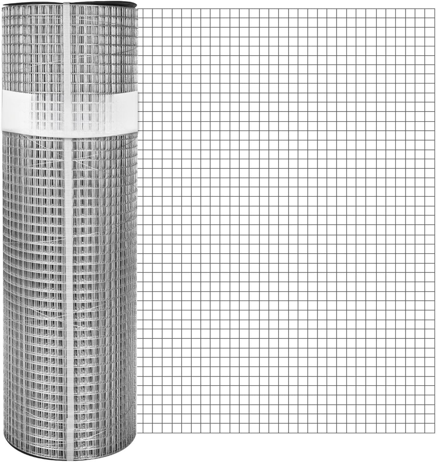 Hardware Cloth 1/2 inch 48 x 100 Ft 19-Gauge, Hot-dip Galvanized After ...