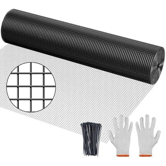 Hardware Cloth, 1/2 inch 48" x 50' Galvanized Chicken Wire Fence, 19 ...