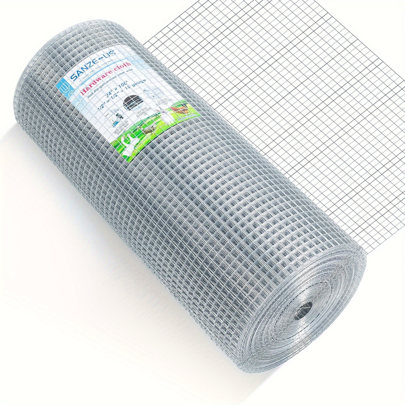 Hardware Cloth 1/2inch 48inx100ft,19Ga Chicken Wire Fencing, Raised ...