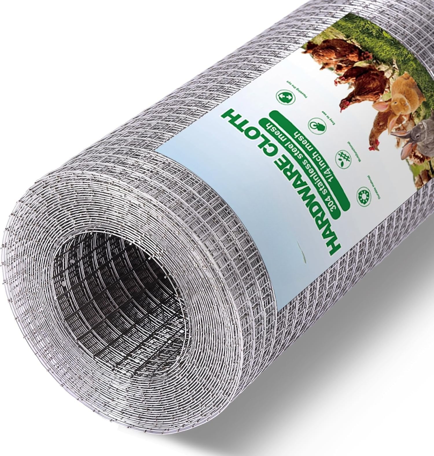 Hardware Cloth 1/4 inch 23 Gauge Small Size 304 Stainless mesh Chicken ...