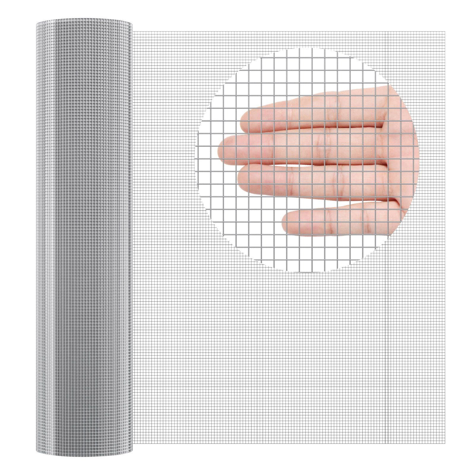 Hardware Cloth, 1/4 inch 36in x 100 ft 23 Gauge, Hot Dipped Galvanized ...