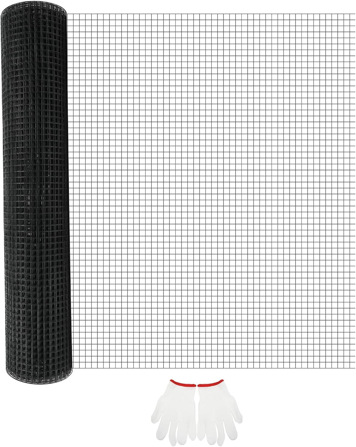 Hardware Cloth 1/4 inch, 48 in x 100 ft Galvanized After Welding Square ...