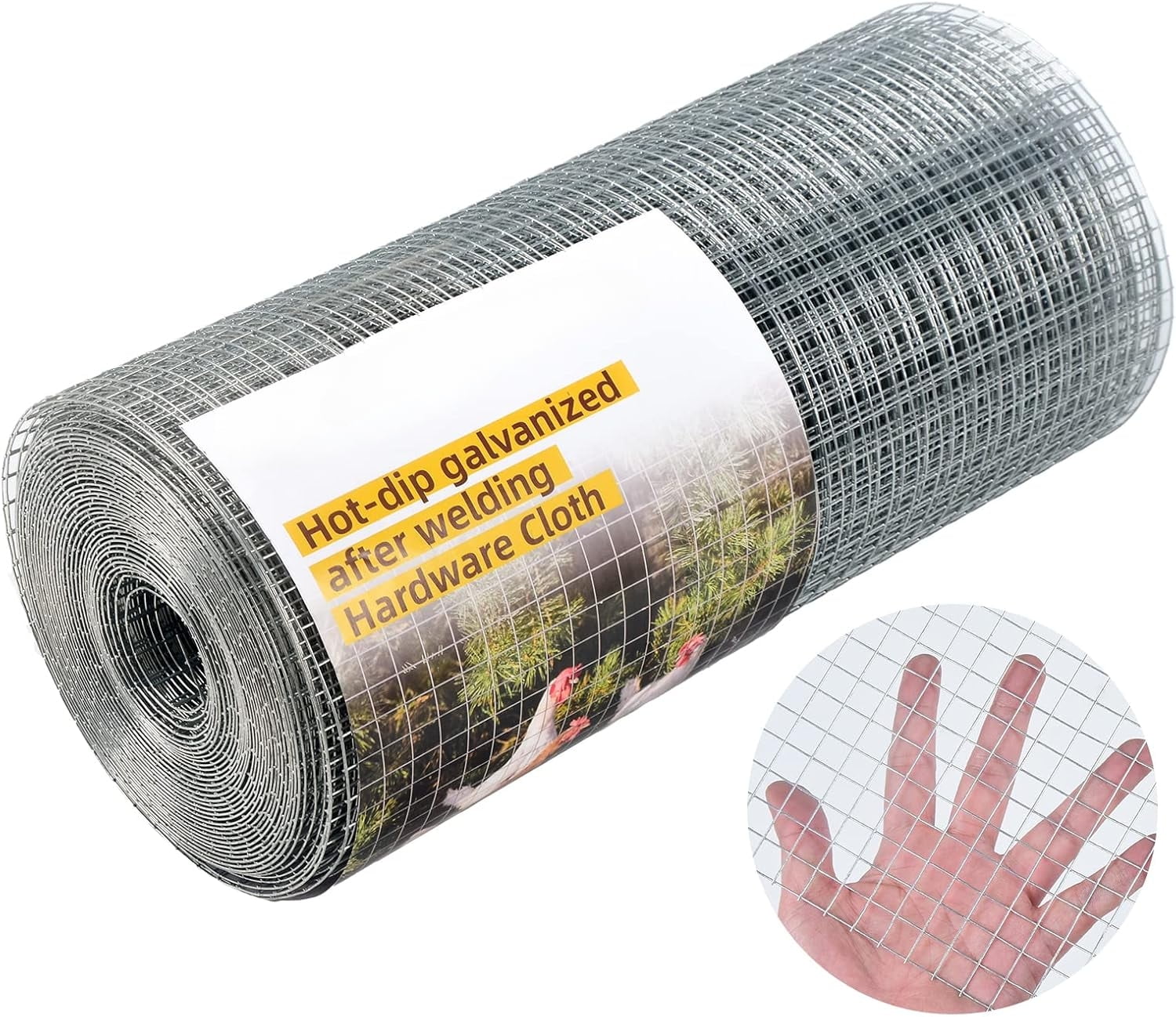 Hardware Cloth Chicken Wire Fencing, Hot Dipped Galvanized After ...