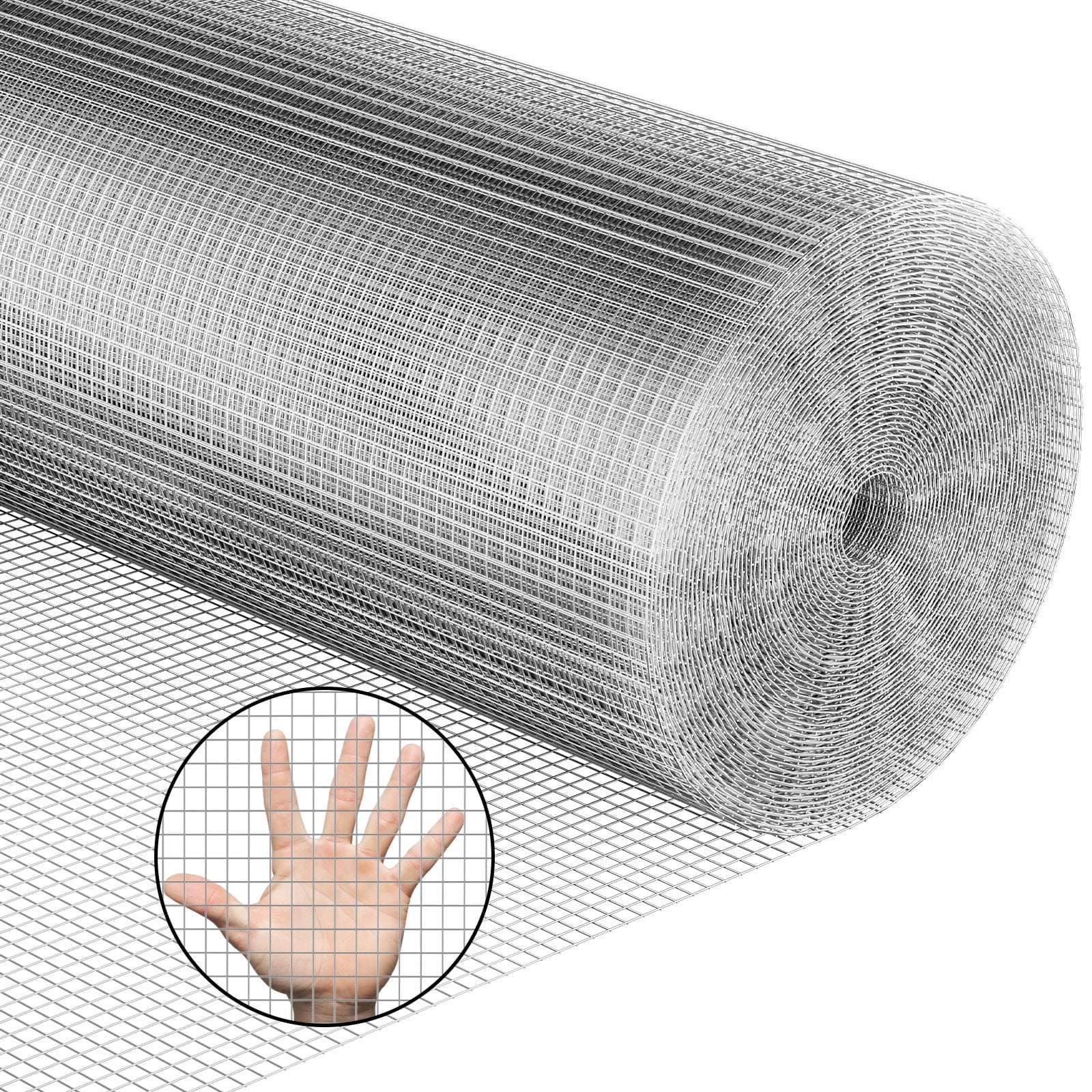 Hardware Cloth Chicken Wire Mesh Galvanized Wire Mesh 48inx100ft 23 ...