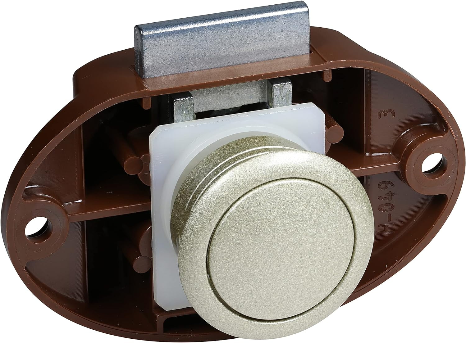 Hardware Concealed Push Button Drawer Lock for Cabinet, Drawer, RV ...