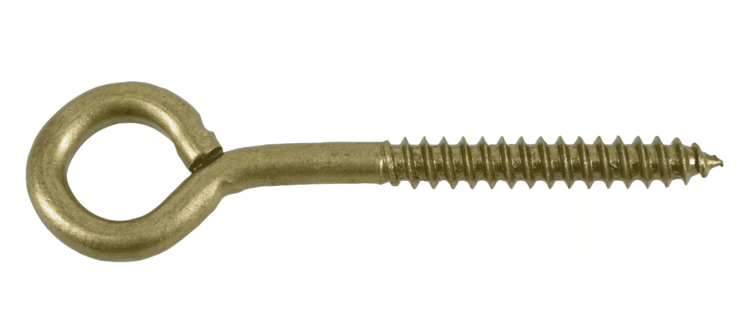 Hardware Essentials 322623 Gold Fg Lag Eye Bolt, 5/16 in. x 4 in., 1-Pc ...