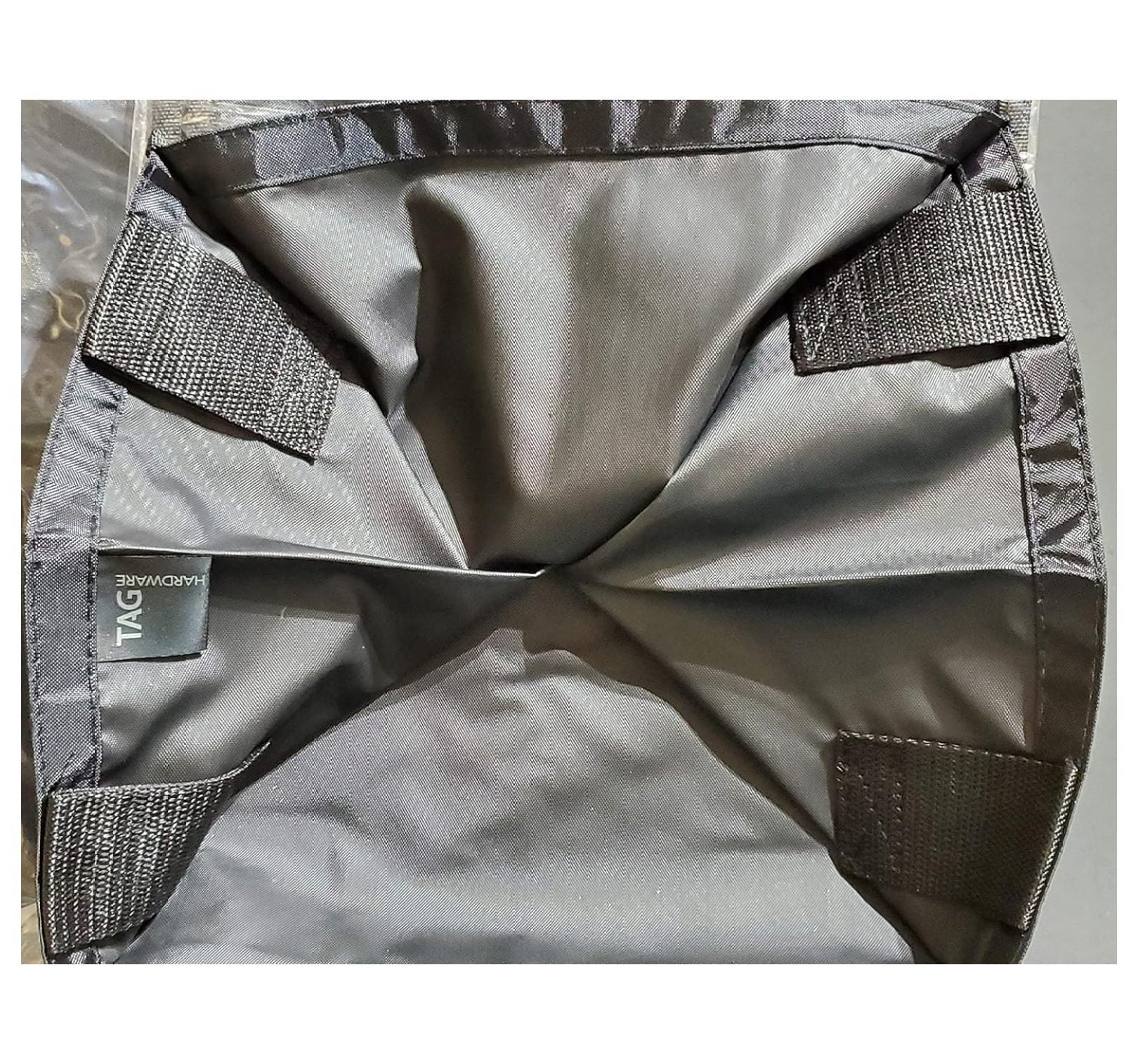 Hardware Hamper Replacement Black Nylon Bags (Large Bag: 14-15/16″ W x ...