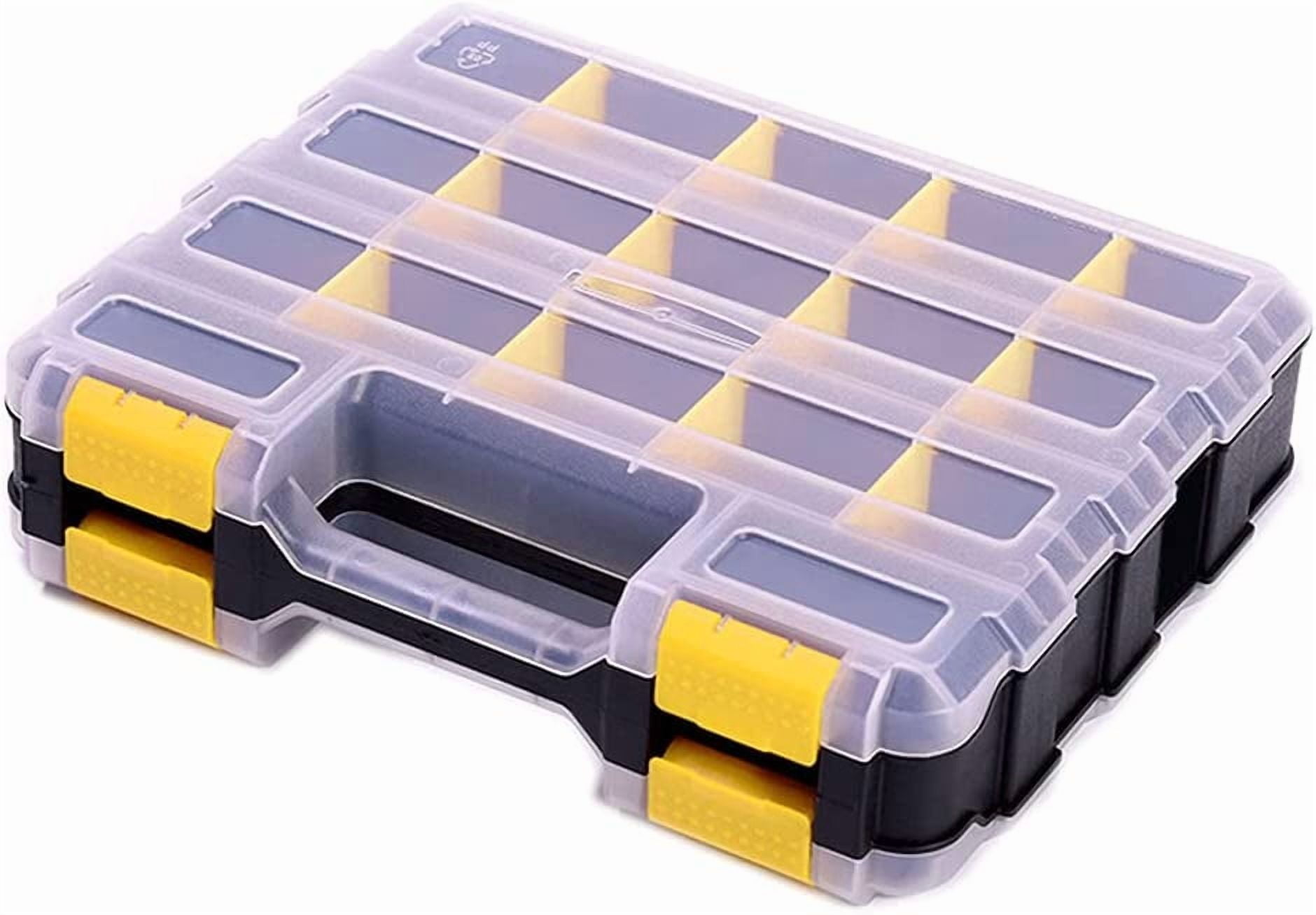 Hardware Organizer Box 34 Compartments Small Parts Organizer with ...