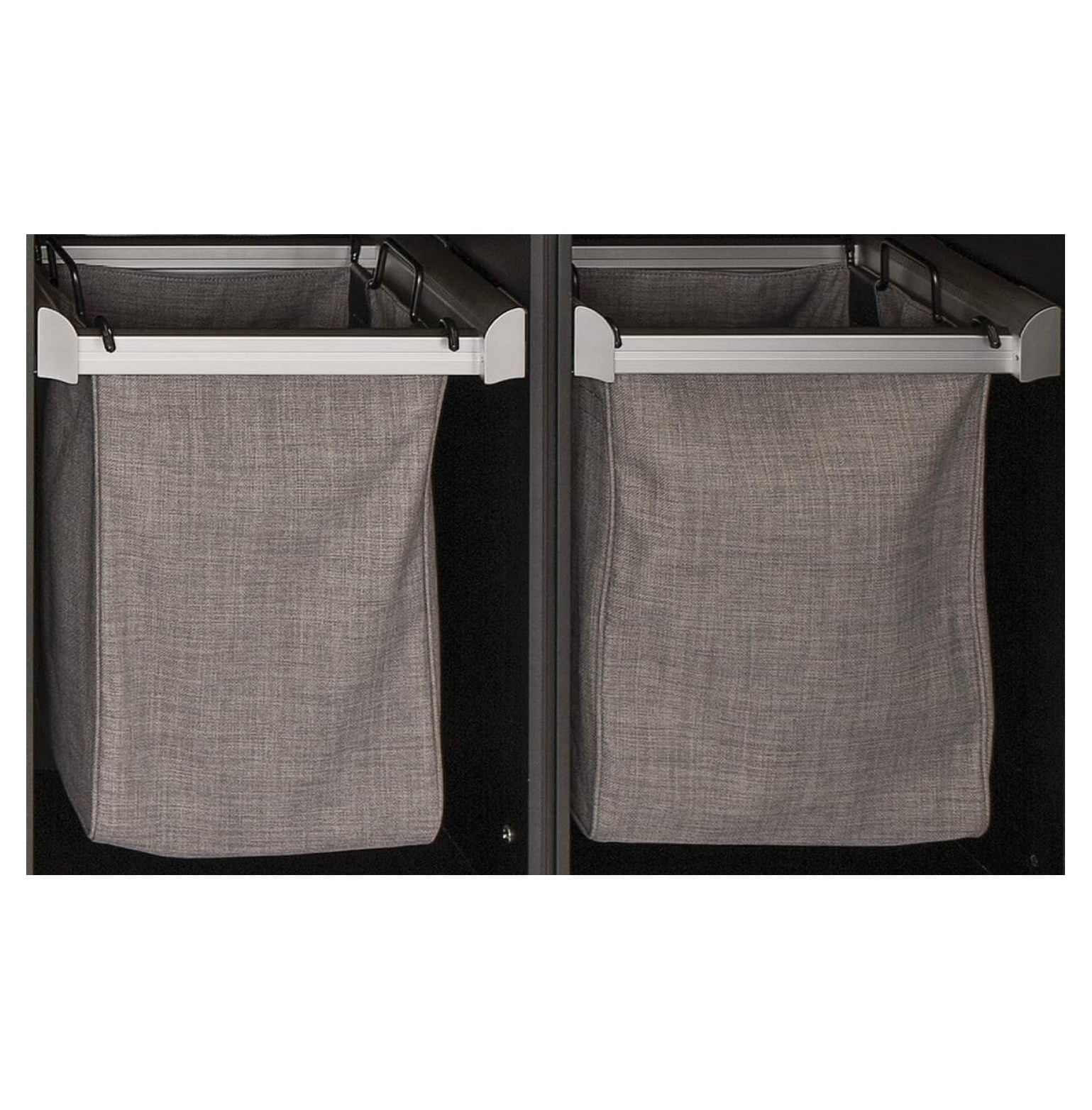 Hardware Premium Fully Lined Hamper Laundry Storage Organizer Removable ...