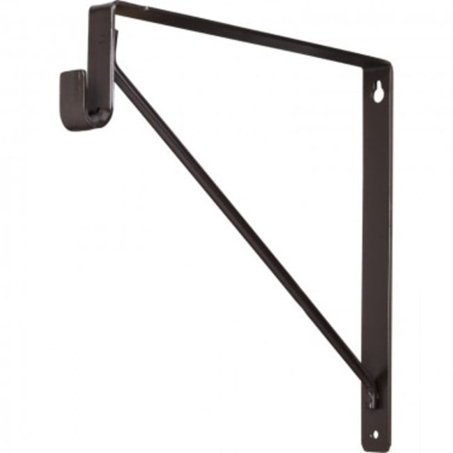 Hardware Resources 1530 Closet Rod And Shelf Support Bracket For Oval ...