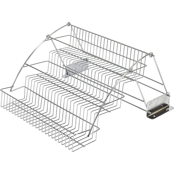 Hardware Resources 3-Tier Pull Down Spice Rack - Chrome-Finished Steel ...