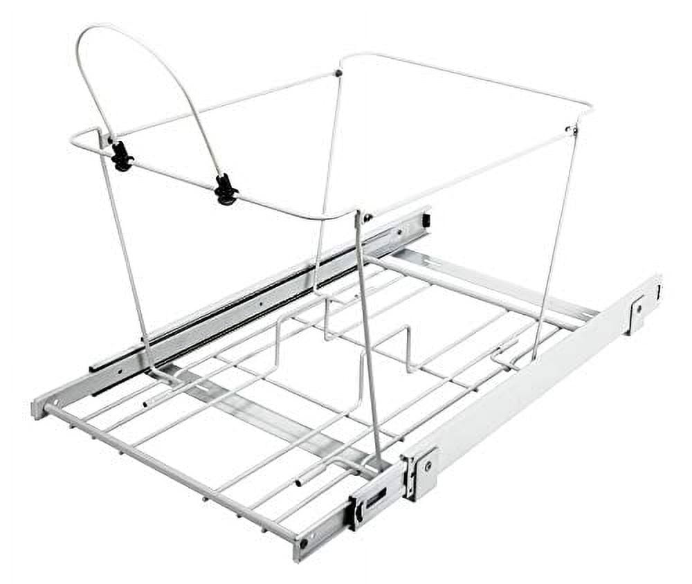 Hardware Resources CAN-EBMD50W-R Double Pullout Waste Container System ...