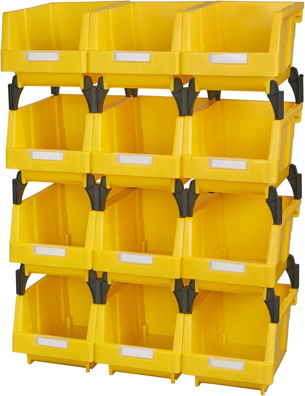 Hardware Storage Bins for Garage&tool room(Yellow,pack of 12) - Walmart.com
