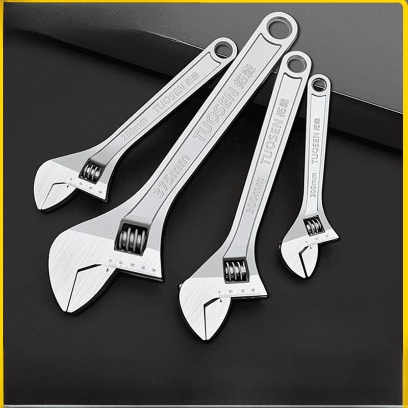 Hardware Tool Adjustable Wrench Industrial Grade Wrench 12-inch Open ...