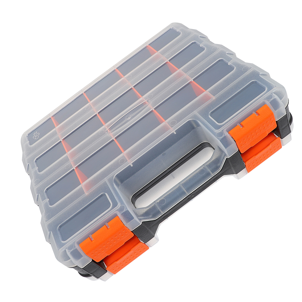 Hardware Tool Box Double Sided Storage Boxes Clay Bead Container Small ...