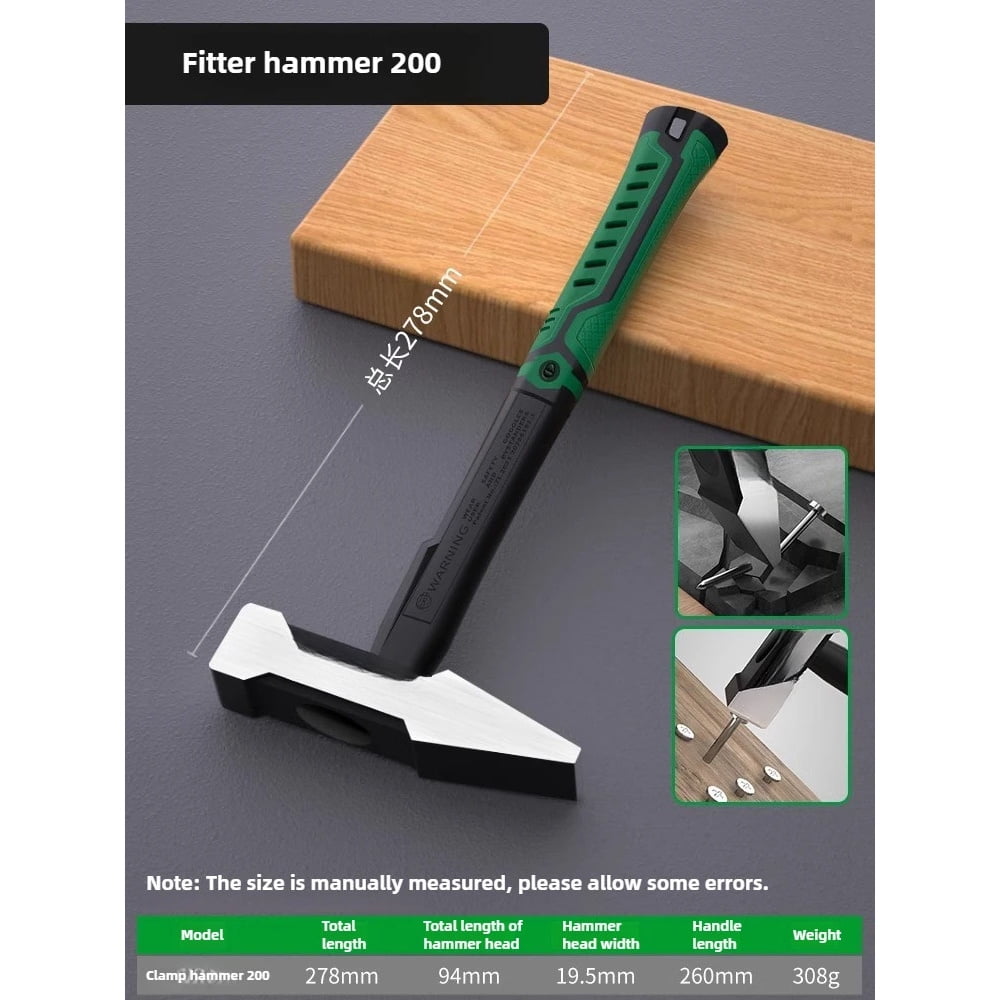 Hardware Tools Building Decoration Flat Head Hammer 200g Plastic Coated ...