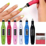 Nail Polisher Power Manicure Care Tool Electric Nail Drill Bits Set Pen ...