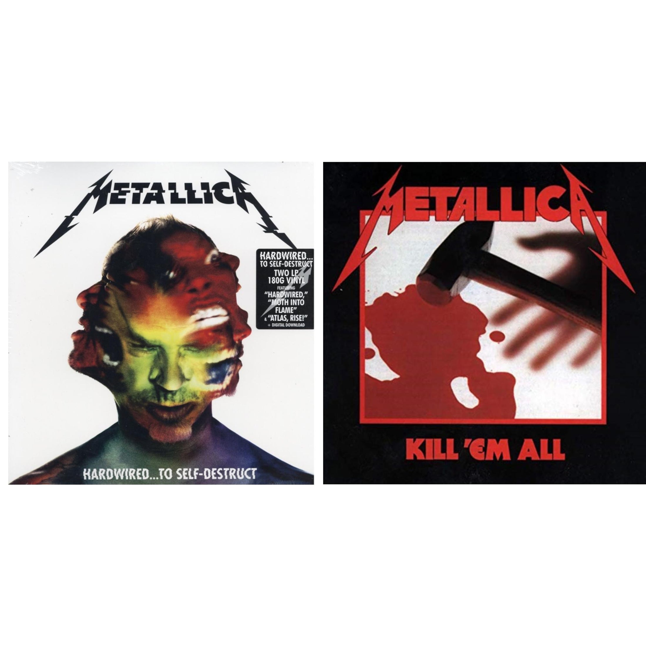 Hardwired To Self-Destruct (2LP/180G/Dl Card) & Kill Em All (180G ...