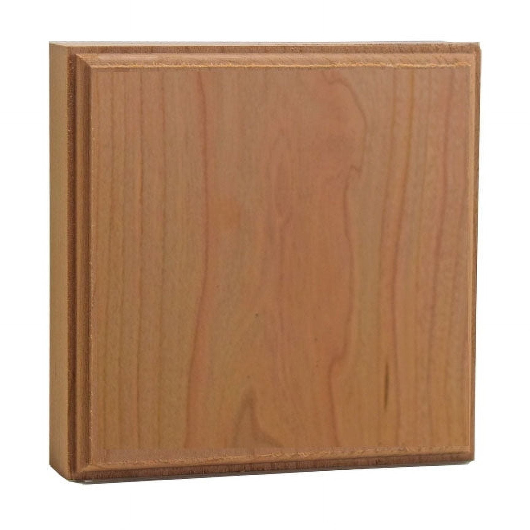 Hardwood Casing Corner Block 1" x 4" Square EWAP41, Cherry - Walmart.com