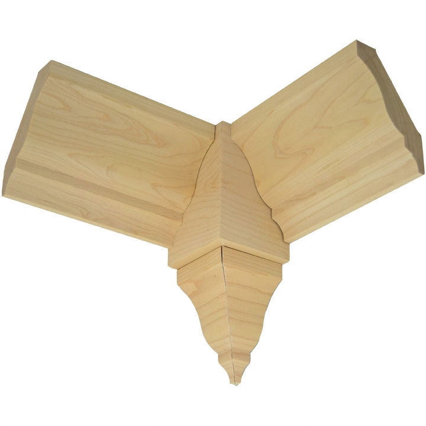 Hardwood Crown Molding Inside Corner Block EWCR61, Maple - Walmart.com