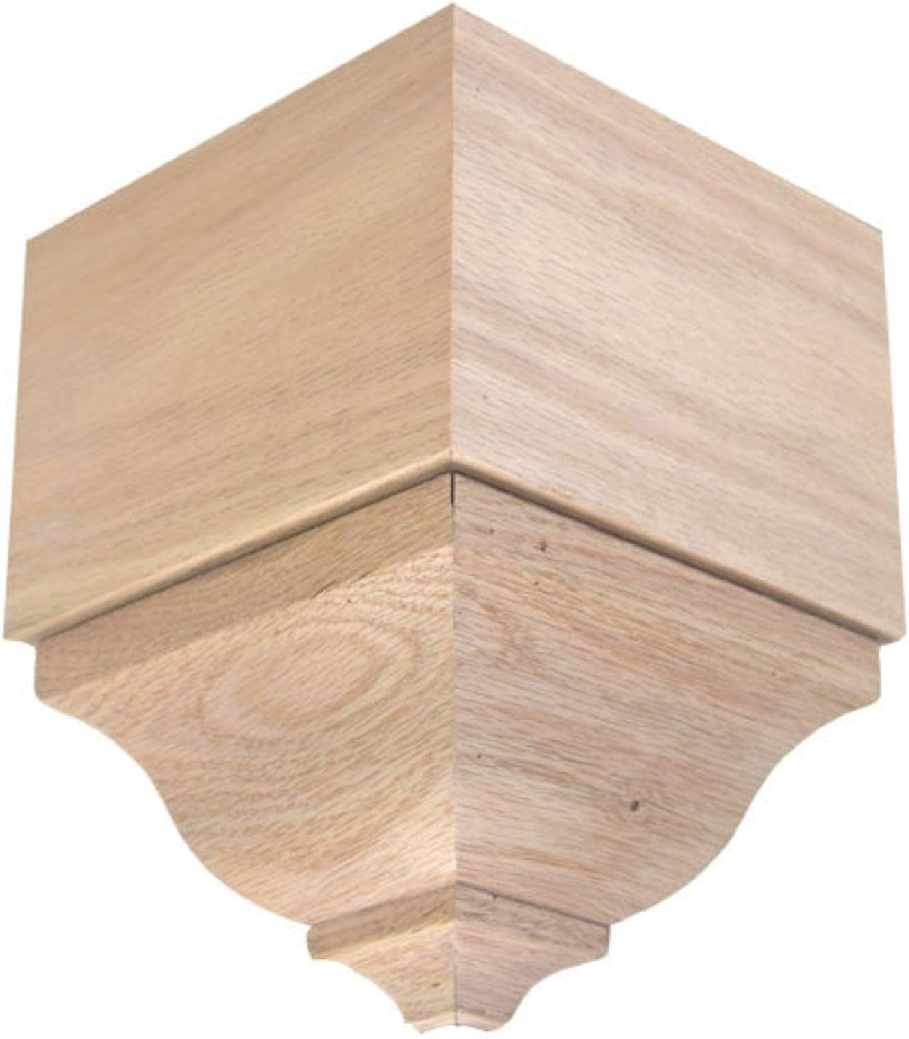 Hardwood Crown Molding Outside Corner Block EWCR83, Red Oak - Walmart.com