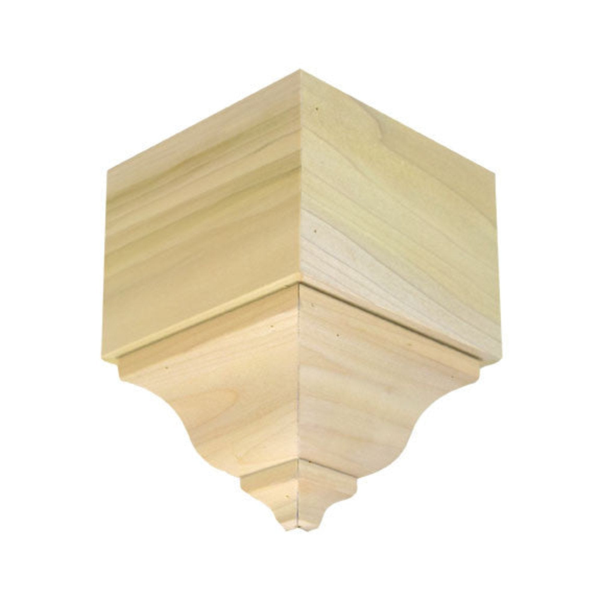 Hardwood Crown Moulding Outside Corner Block EWCR63, Poplar - Walmart.com